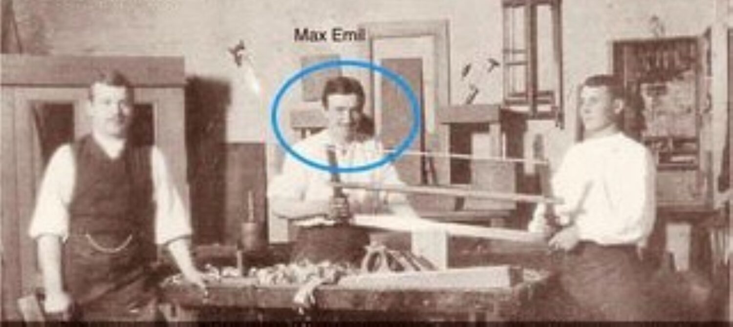 Max Emil Christensen – snedkermester – Vrensted-Historier.dk
